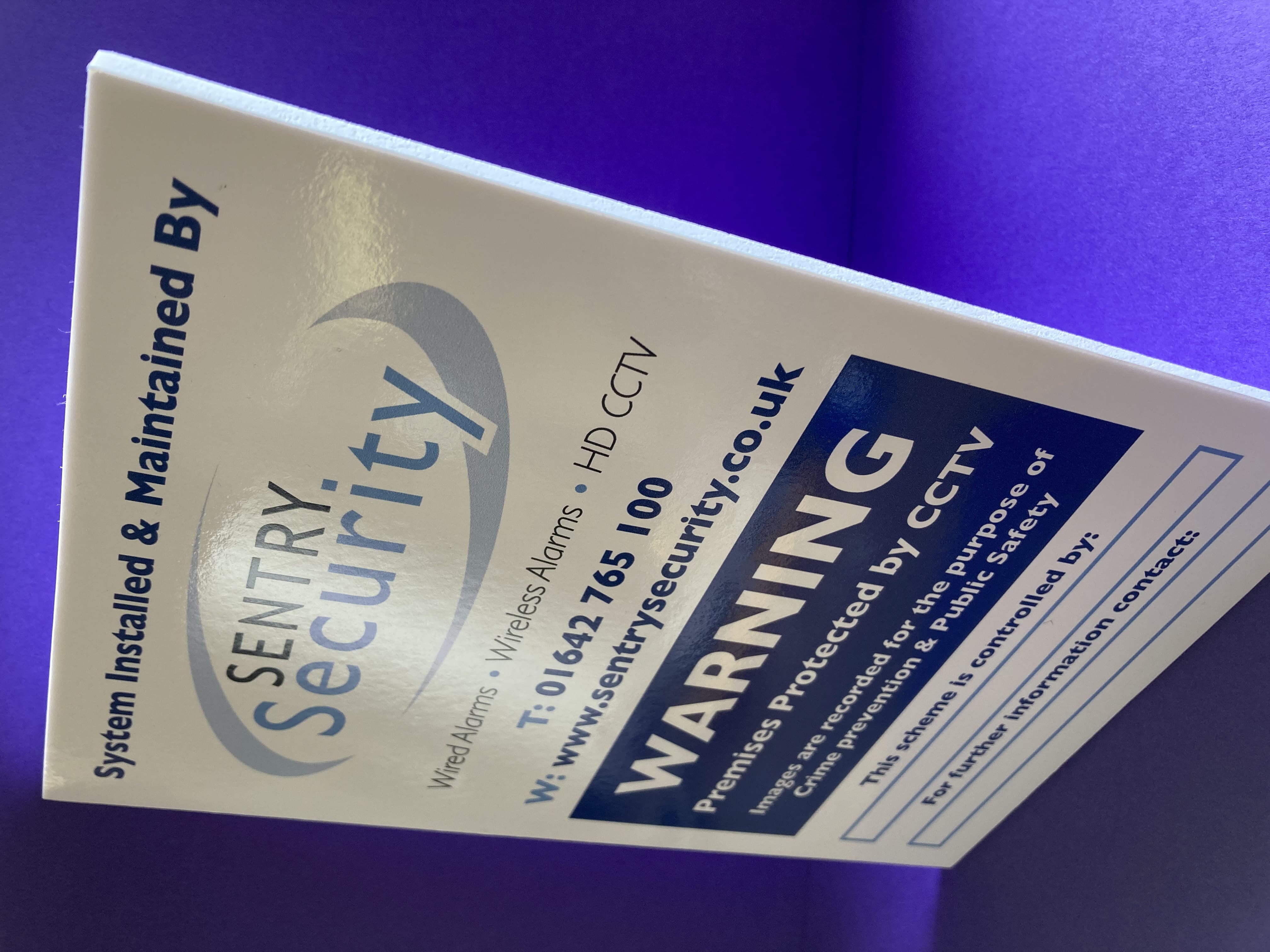 Foamex Signs - Cost Effective - Indoor or Outdoor display of information